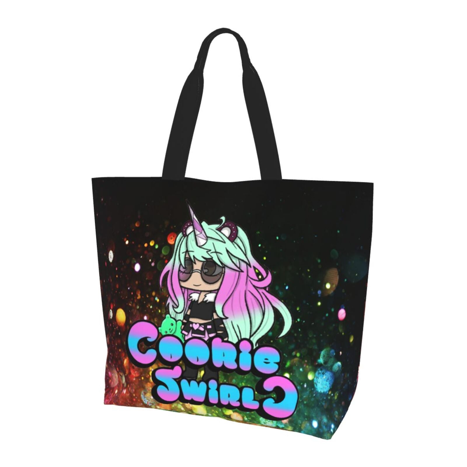 Cookieswirl C Tote Bag For Women Cute Beach Bag Portable Handbag Ladies ...