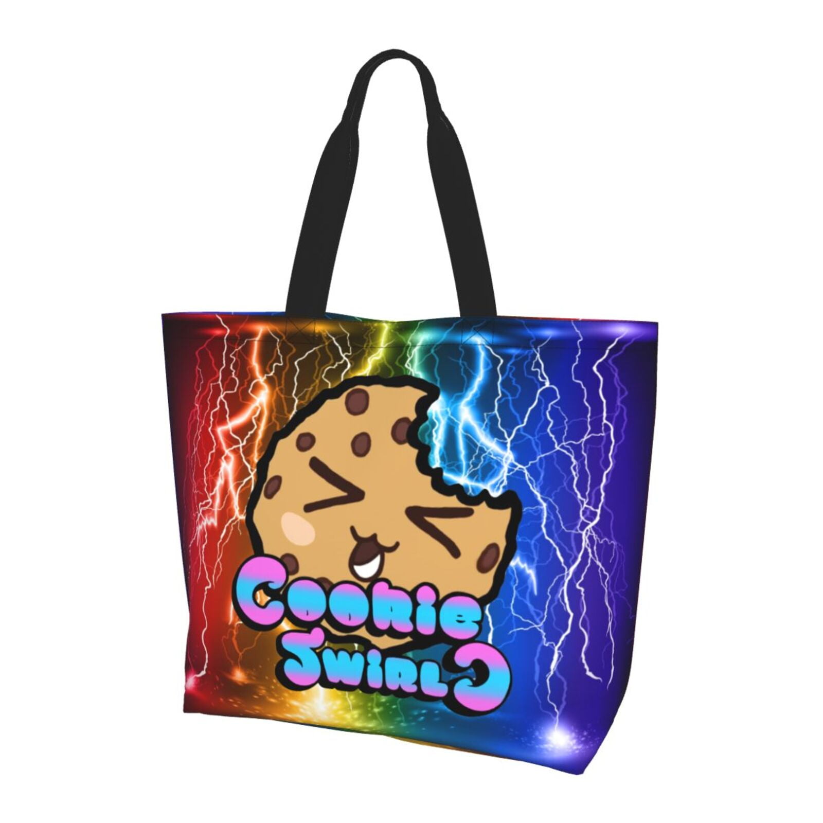Cookieswirl C Tote Bag For Women Cute Beach Bag Portable Handbag Ladies ...