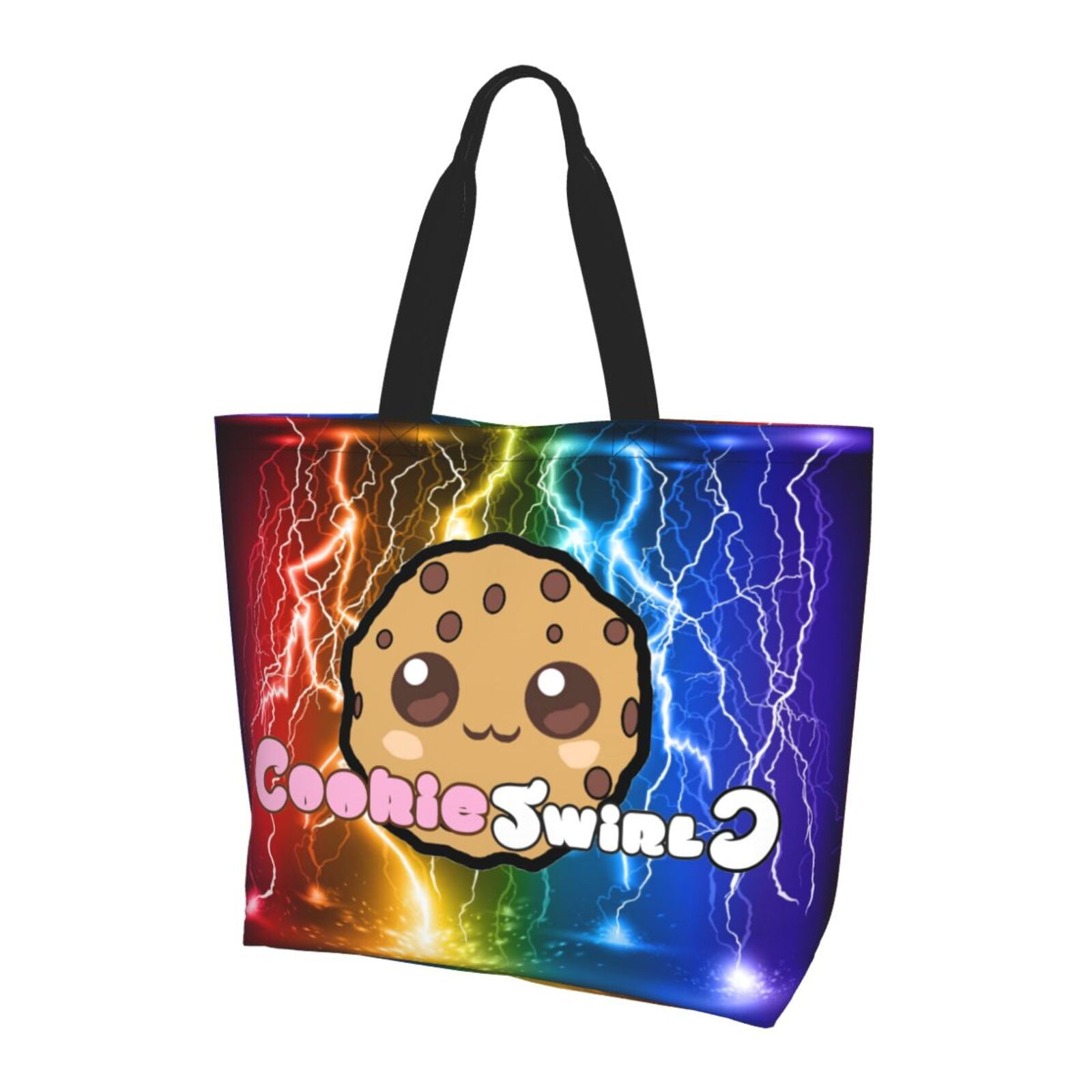 Cookieswirl C Tote Bag For Women Cute Beach Bag Portable Handbag Ladies ...