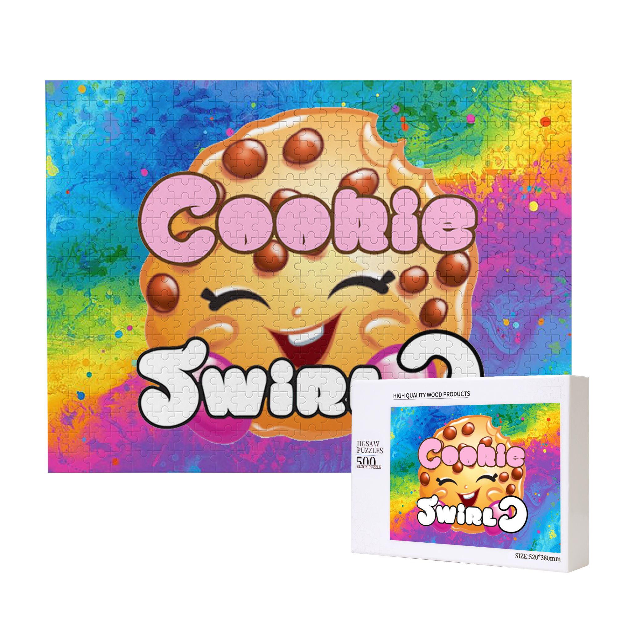 Cookieswirlc 500 Piece Jigsaw Puzzle Puzzle For Adults Child And ...