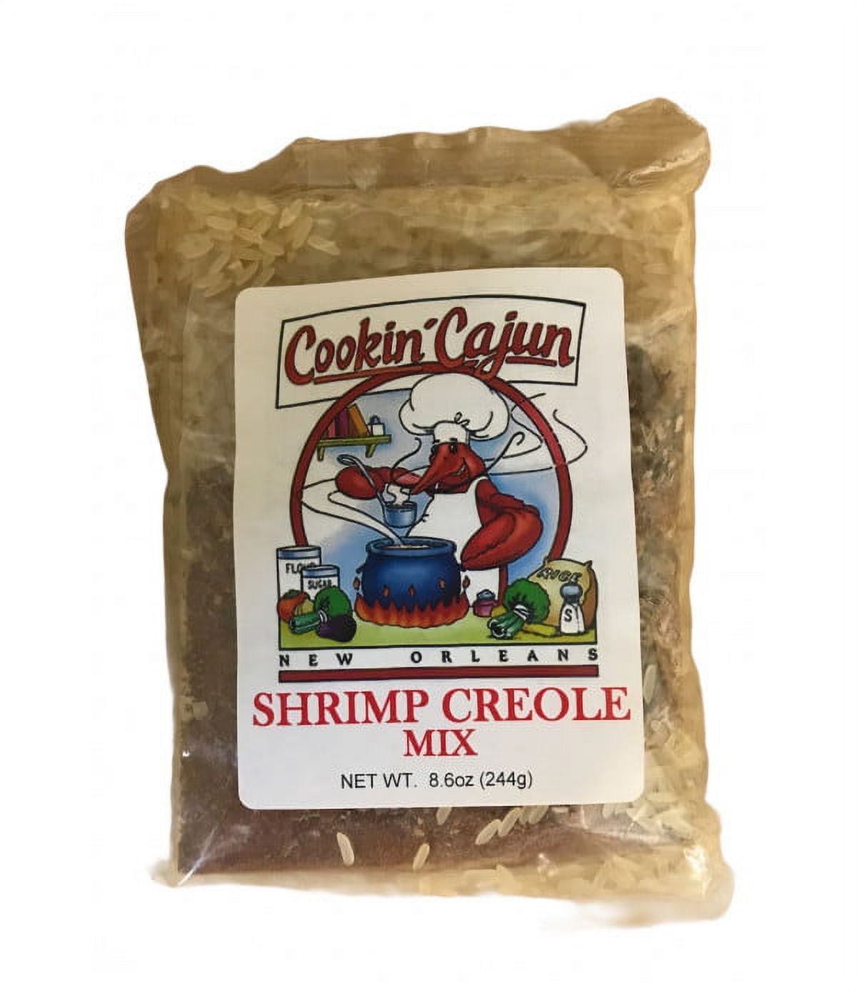 Cookin' Cajun Shrimp Creole Mix 8.6oz - Walmart.com