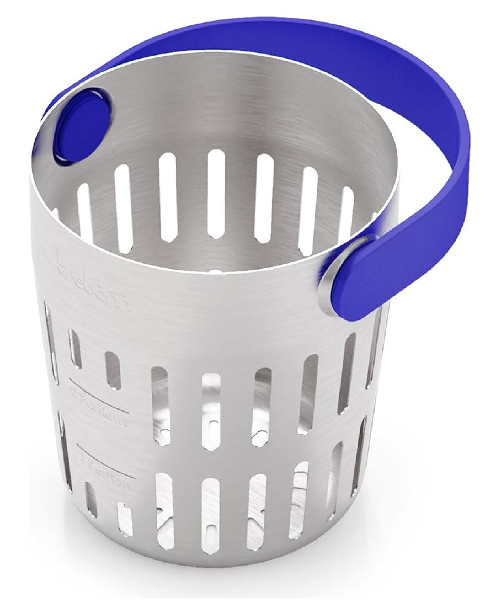 Cookin’ Pod Pro, Stainless Steel Double Portion Slotted Colander for ...