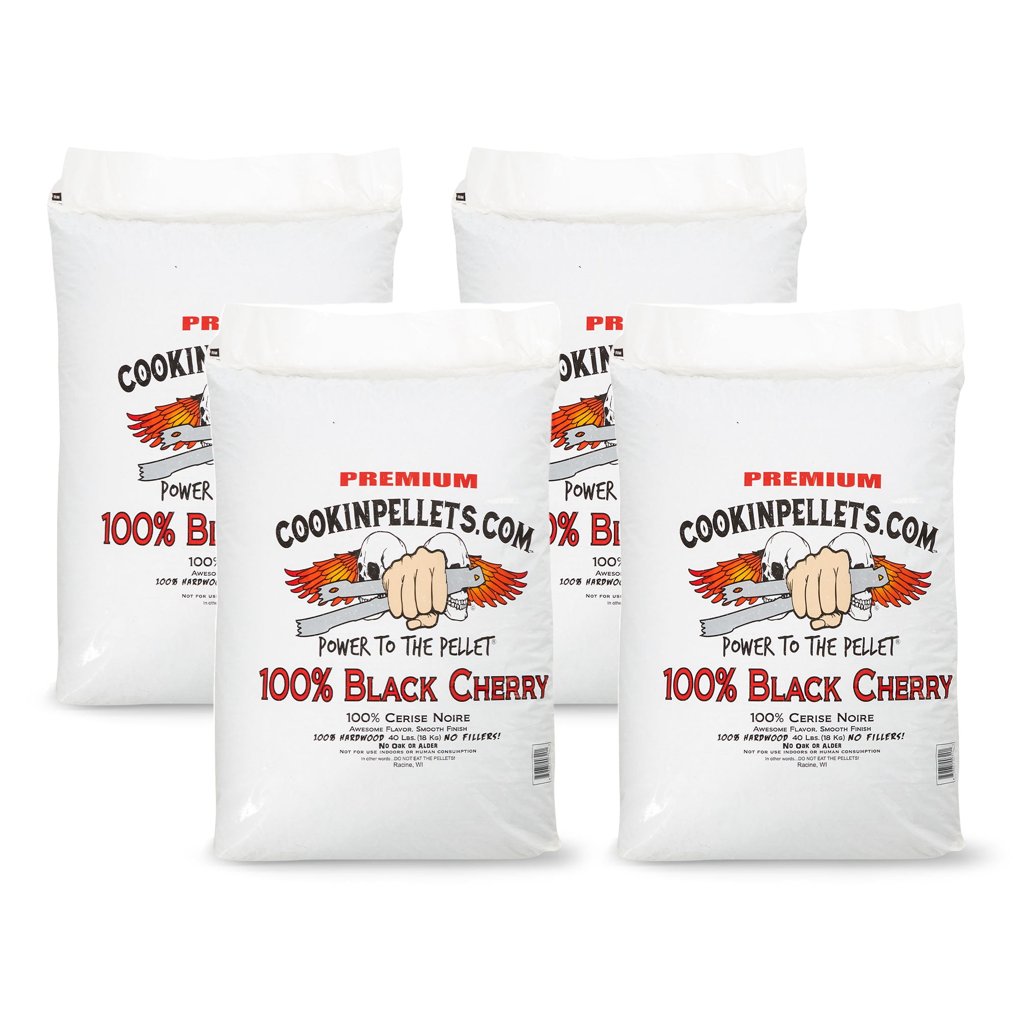 CookinPellets Black Cherry Smoker Hardwood Wood Pellets, 40 Pound Bag ...