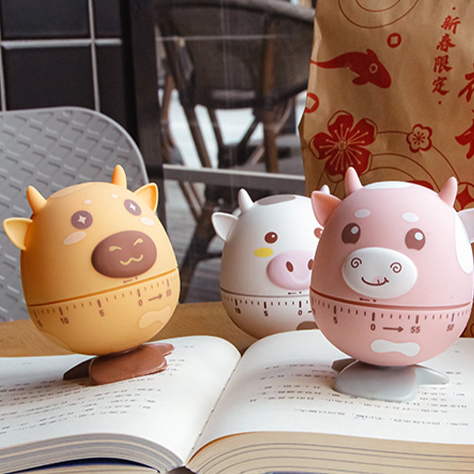 Cooking Alarm Soft Touch Improve Efficiency Plastic Reminder Dial Clock ...