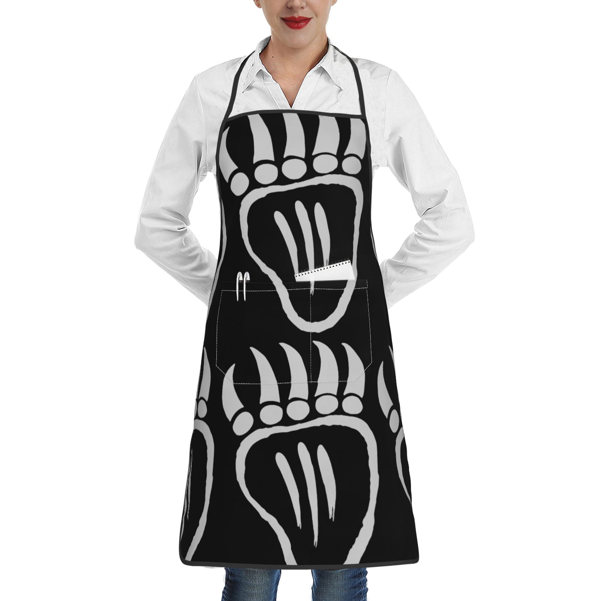 Cooking Apron American_Bear_Paw Kitchen Apron For Baking/BBQ Men Women ...
