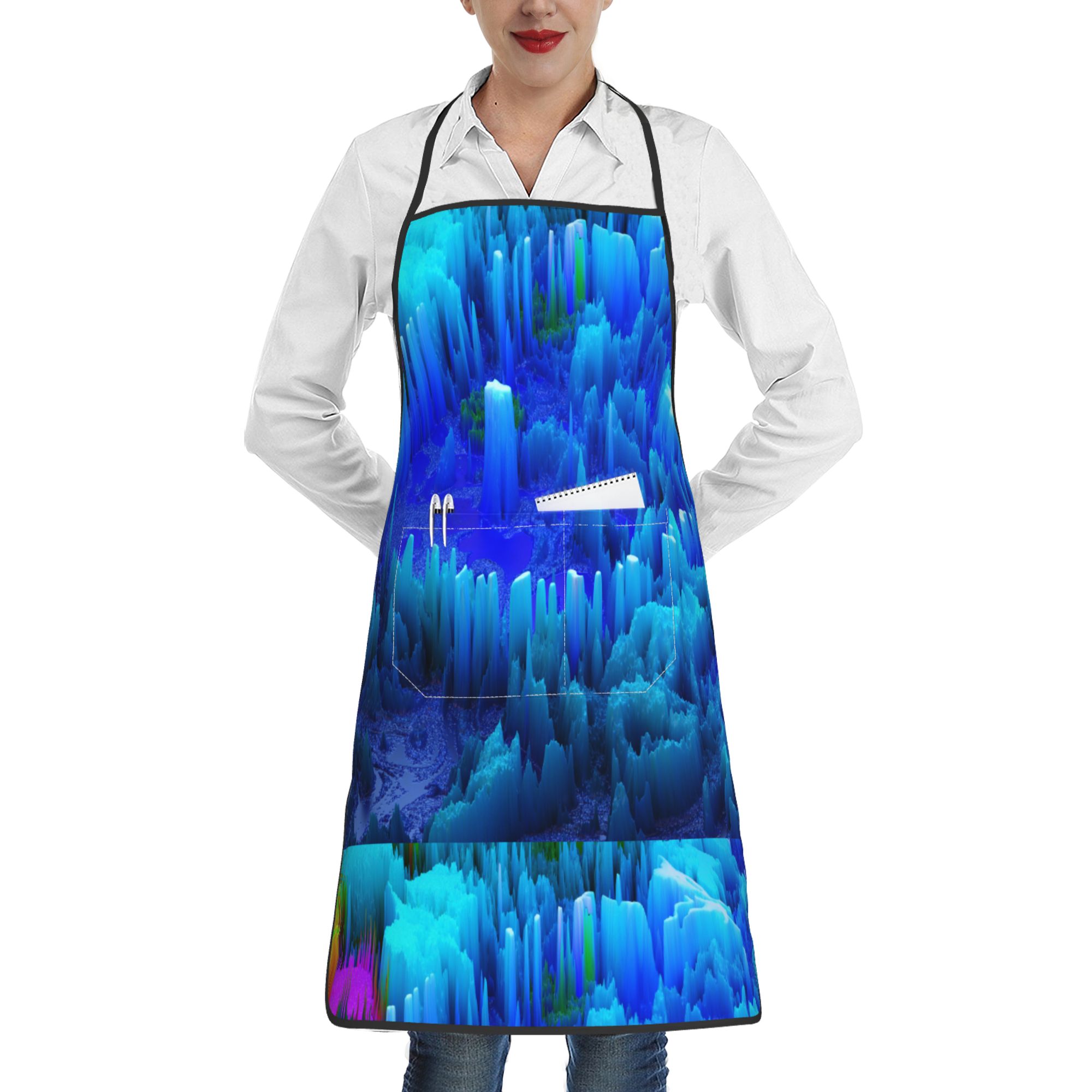 Cooking Apron Colorful abstract lava background Kitchen Apron For ...