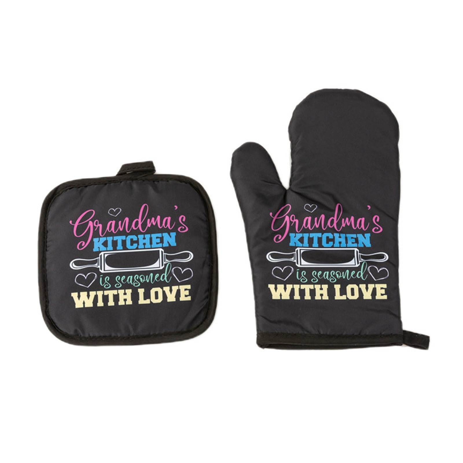 Cooking Baking Gloves Oven Mitts Microwave Oven Gloves Home Kitchen ...