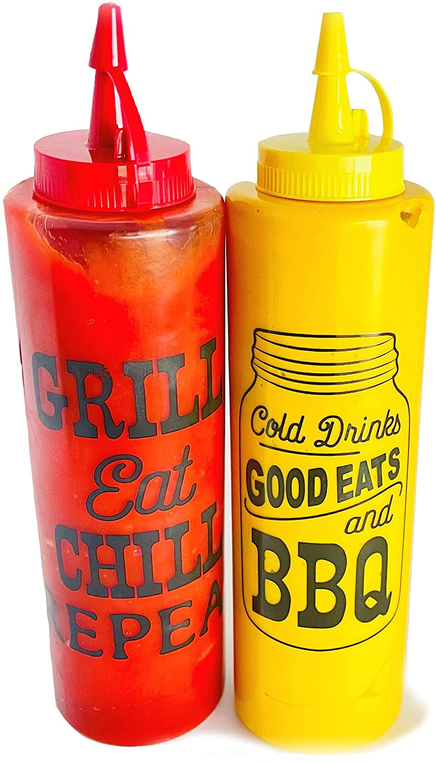 Cooking Concepts BBQ Condiment Bottles, 2-ct. Packs - Walmart.com