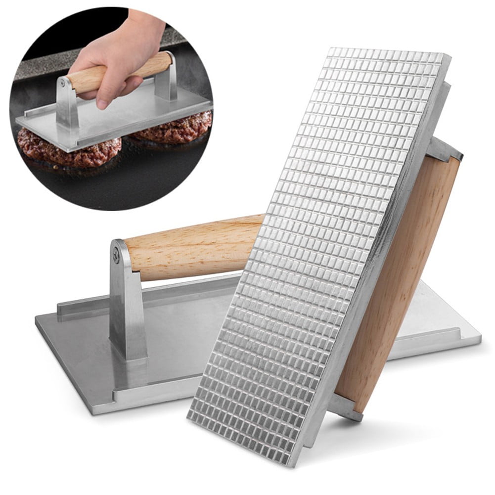 Cooking Grill Press Griddle Flat Top Grill Burger Press Patty Maker ...