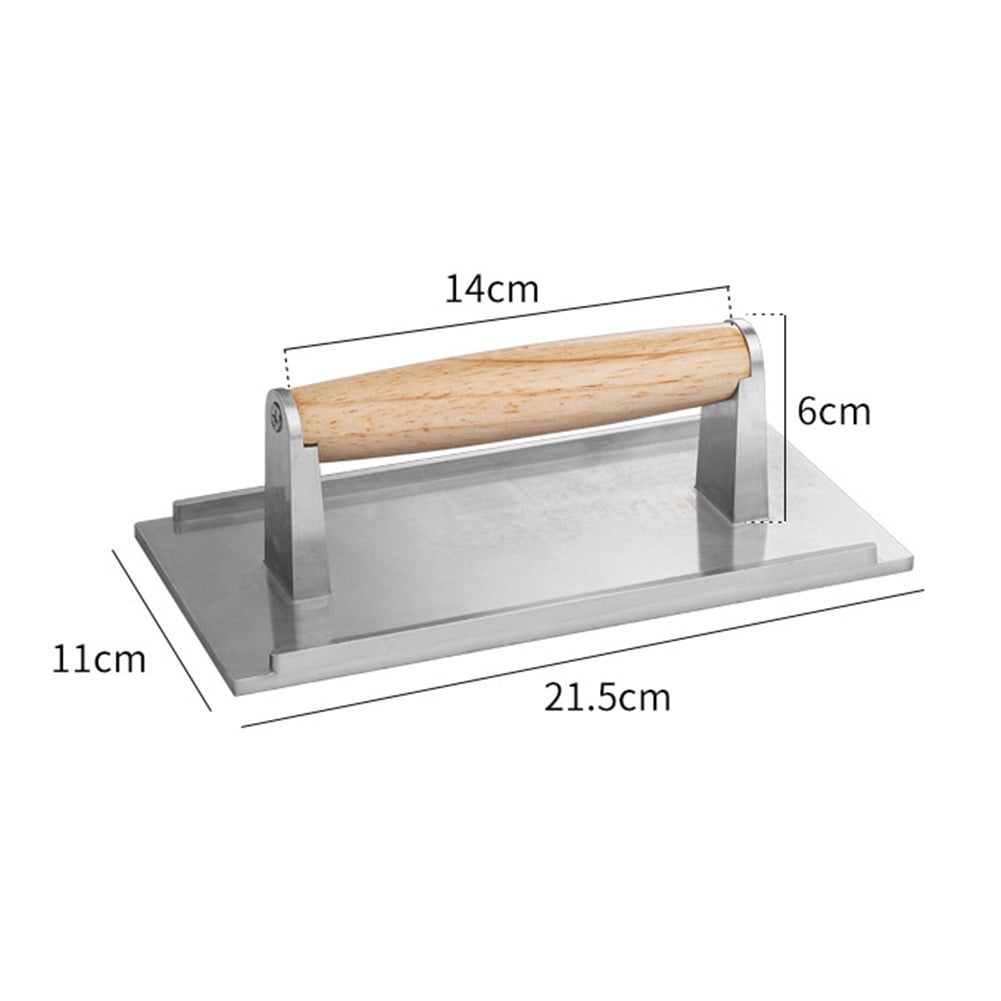 Cooking Grill Press Griddle Flat Top Grill Burger Press Patty Maker ...