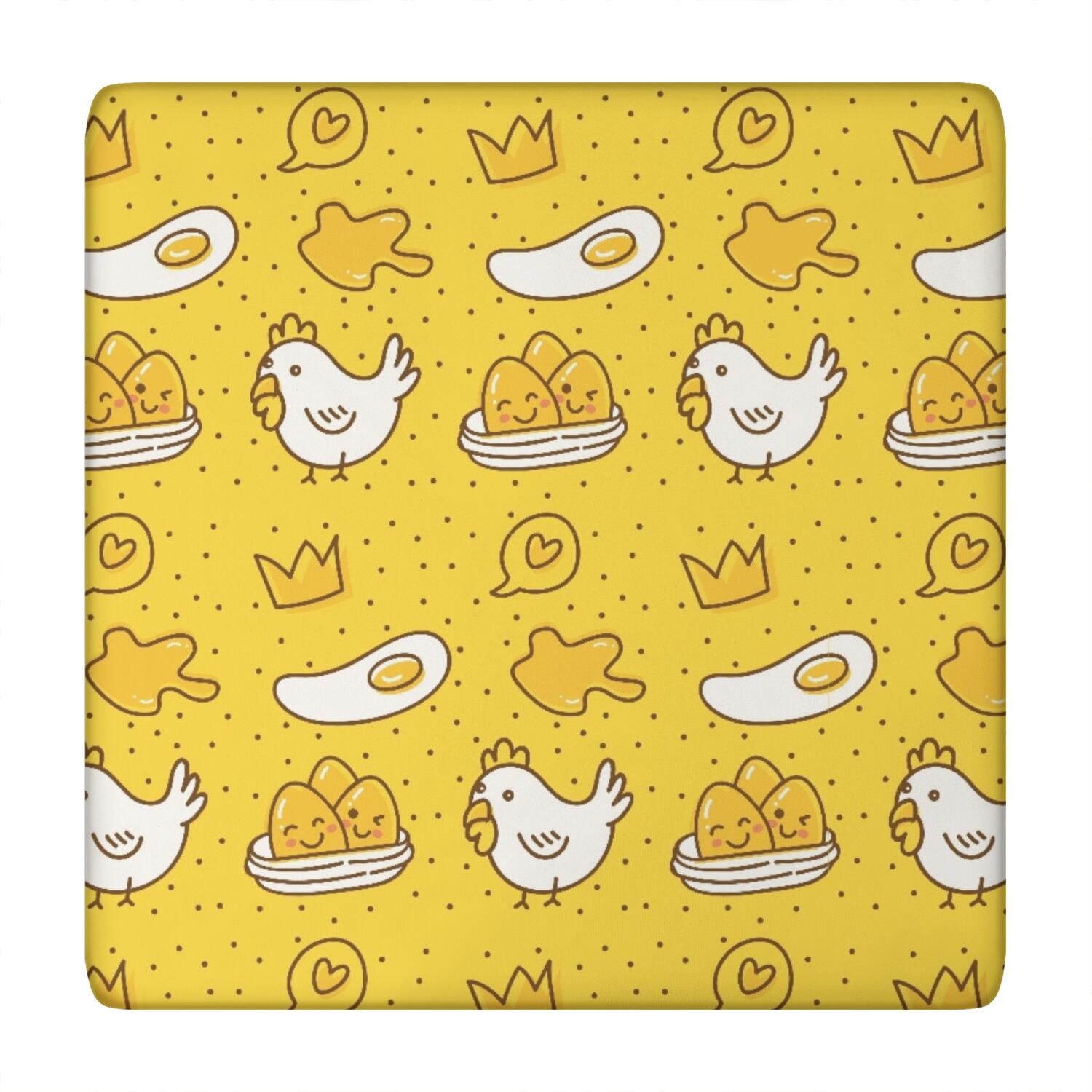 Cooking-Inspired Square Tablecloth - Elastic Fitted Table Cover with ...