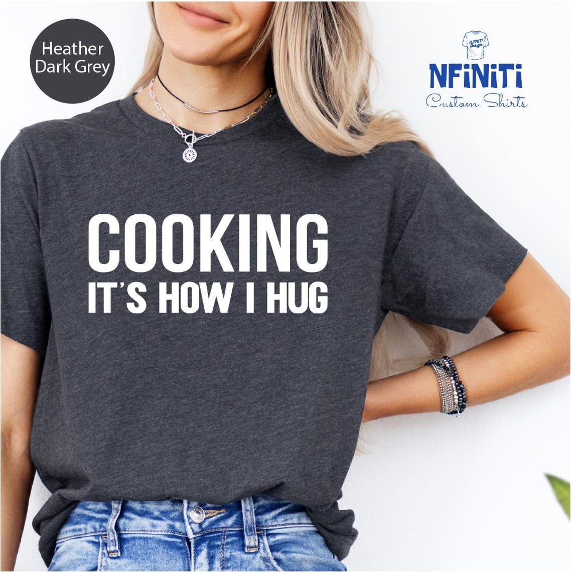 Cooking Is How I Hug Shirt - Cook Gift Tee All Size S-5Xl - Walmart.com