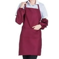 Cooking Kitchen Apron With Pocket Check Chef Apron Dress For Women Men ...