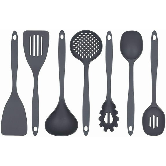 Cooking Kitchen Utensils Set – 7 Pieces, Nylon Tools for Nonstick ...