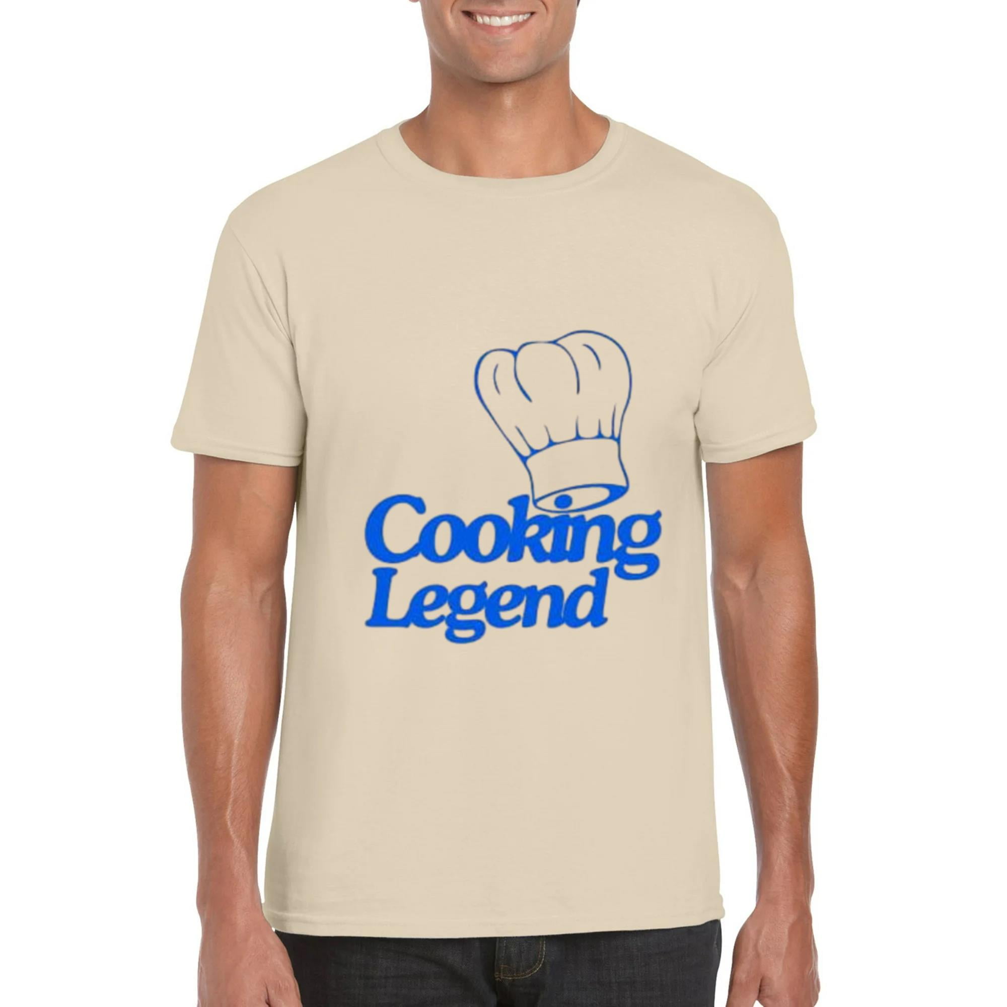 Cooking Legend Chef Master Kitchen Foodie Culinary Funny Top T-Shirt ...