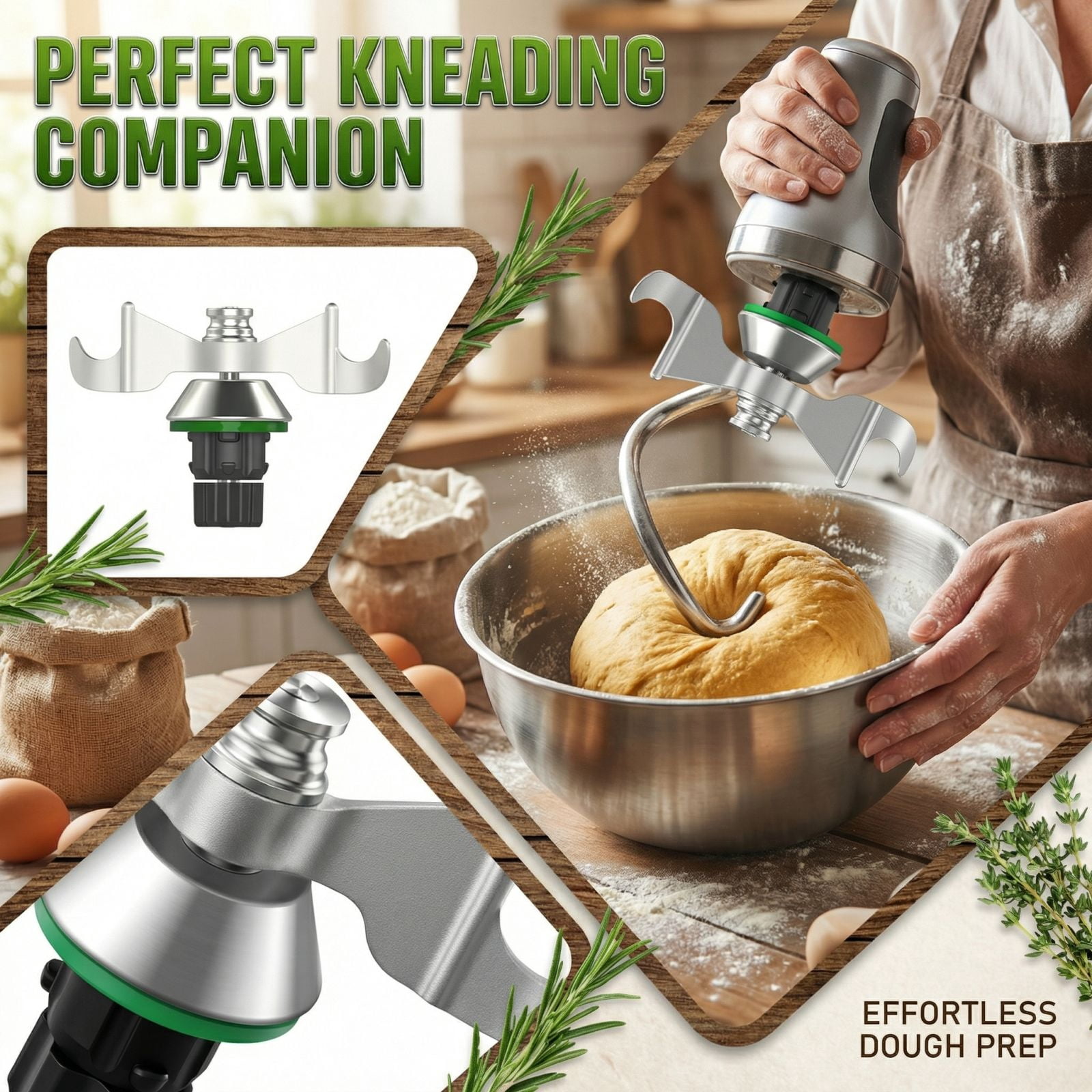 Cooking Machine Accessories Kneading Blade Replacement, Dough Mixer ...