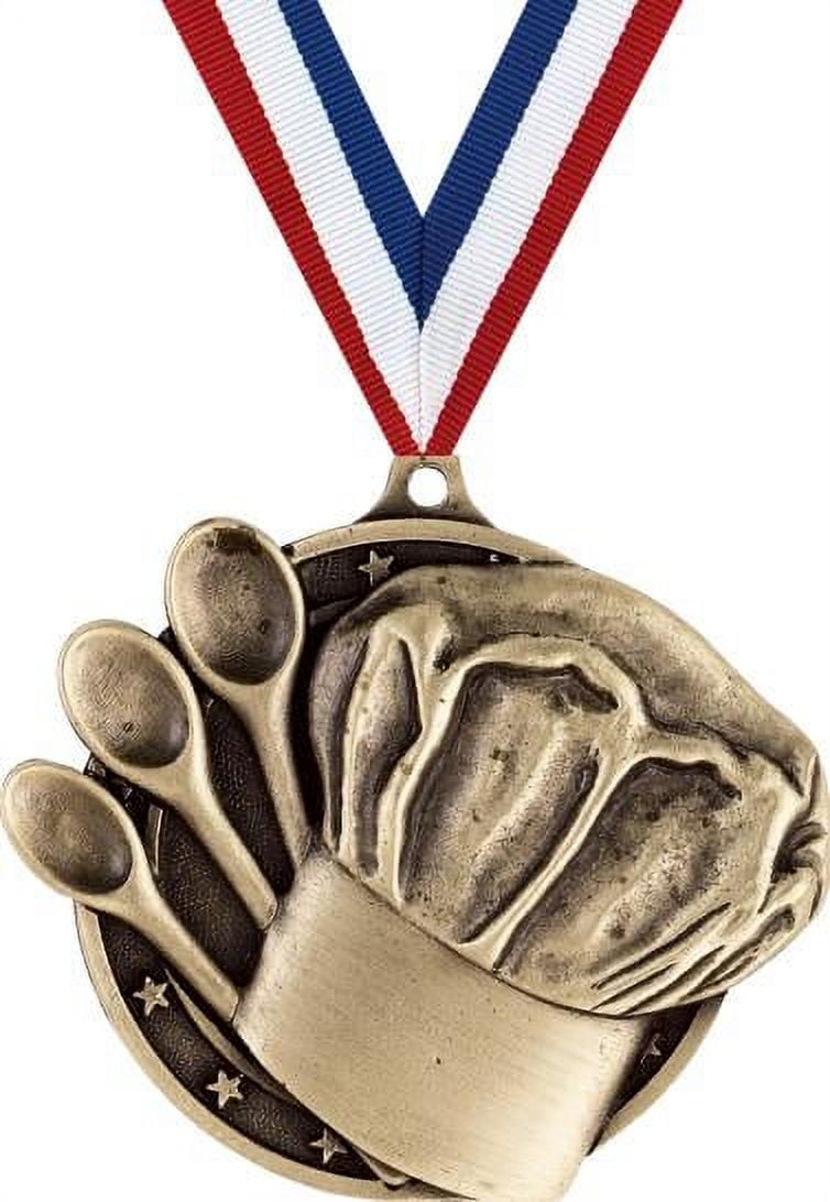 Cooking Medals, 2" Gold Diecast Cooking Medal Award 1 Pack - Walmart.com