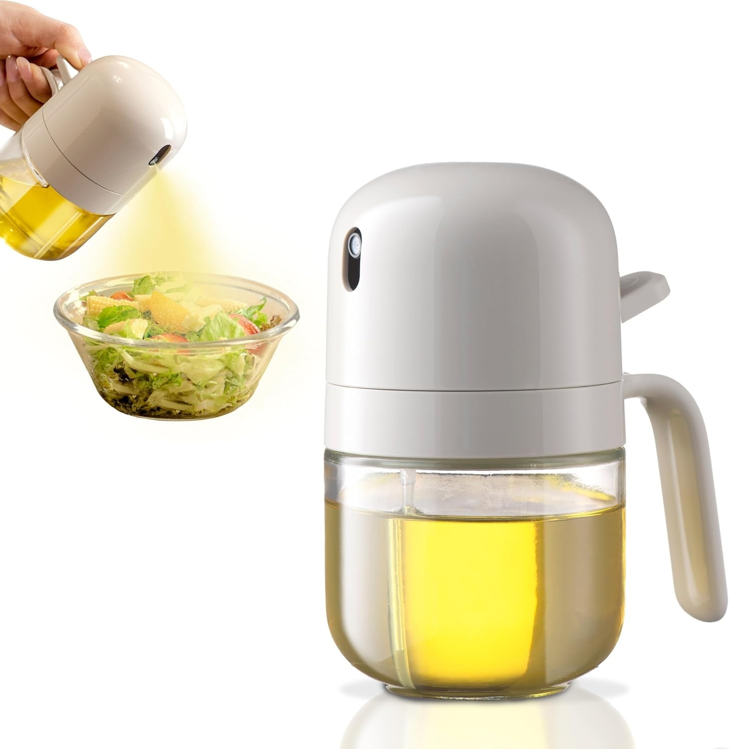 Cooking Oil Sprayer, 10 oz Olive Oil Sprayer Bottle, Air Fryer Kitchen ...