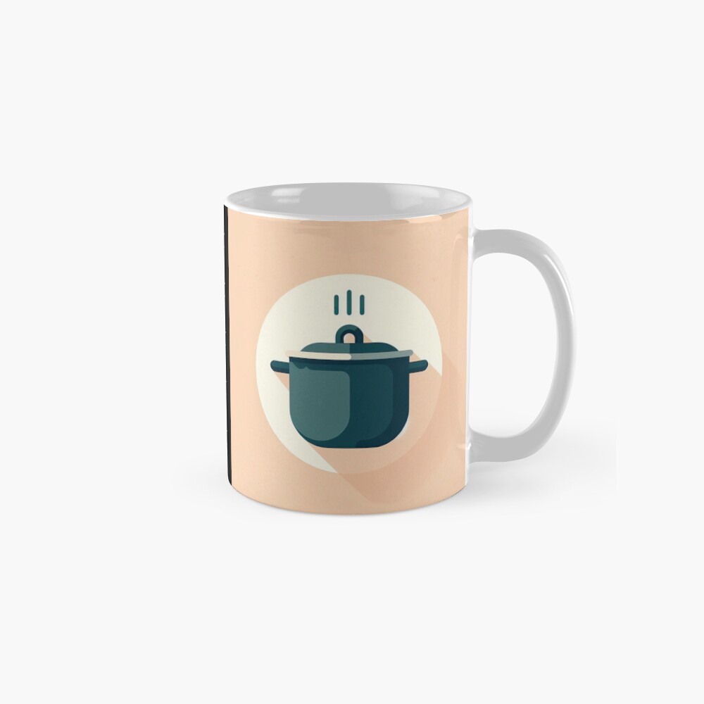 Cooking Pot Minimalism Art Style Classic Mug - Walmart.com