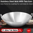 Cooking Pot Sick Wok Pan Stainless Steel Frying Pots And Pans Cookware ...