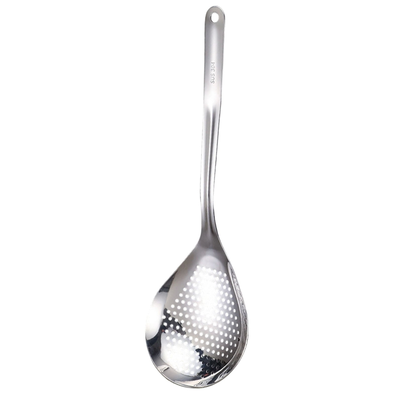 Cooking Skimmers Slotted Spoon,Stainless Steel Skimmer Ladle Spoon ...