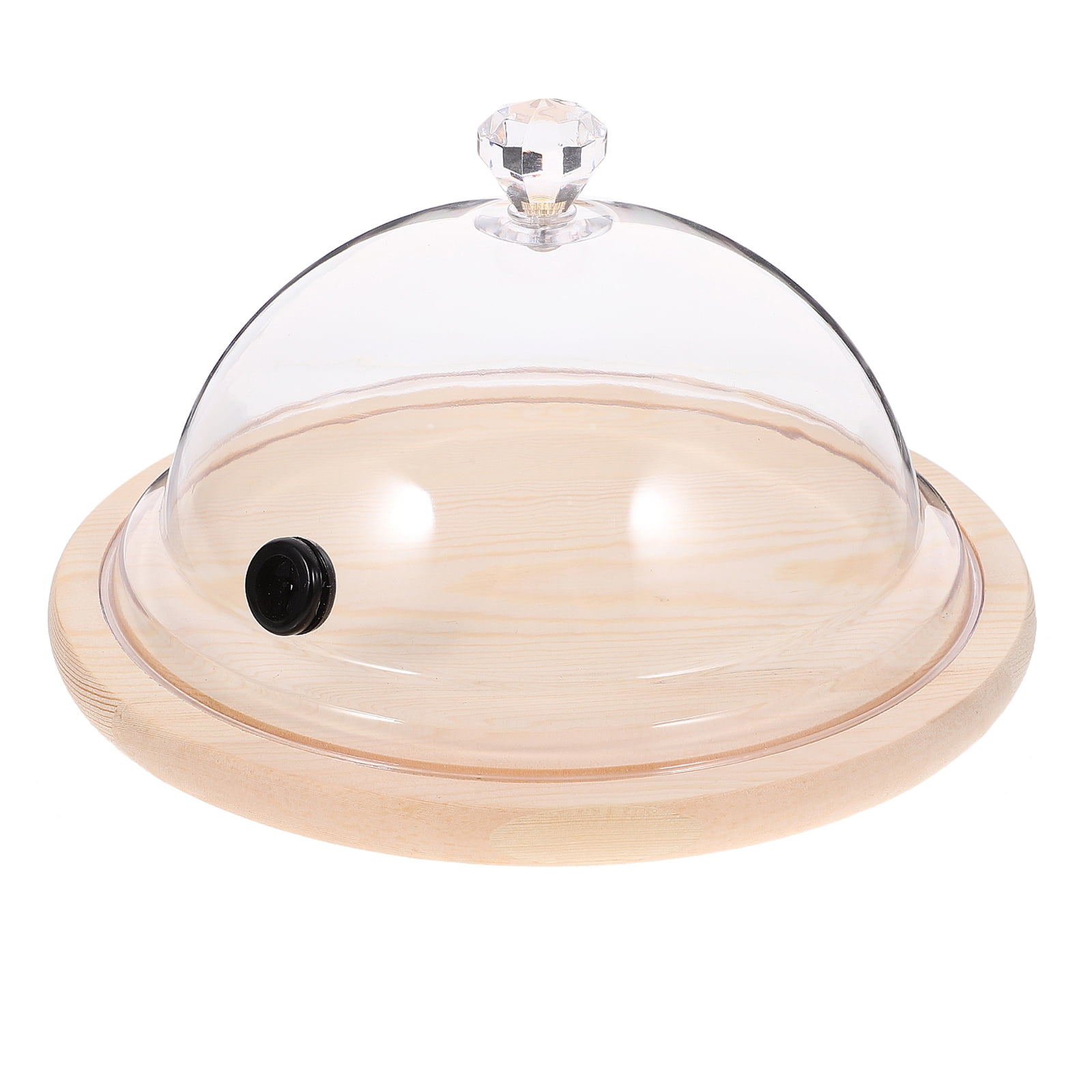 Cooking Smoker Hood Platter Smoky Glass Fashion Design Round Cake ...