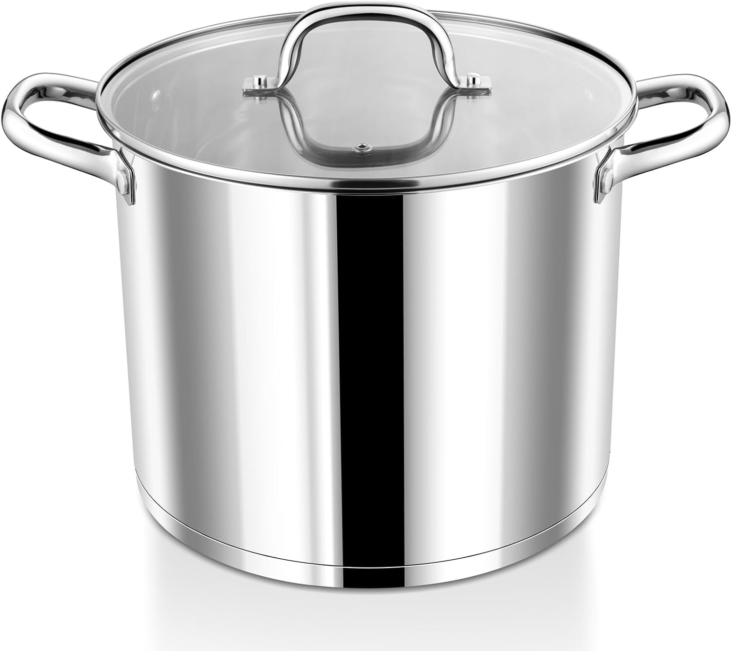Cooking Stock Pot with Lid, Stainless Steel Stockpot Induction Pot for ...