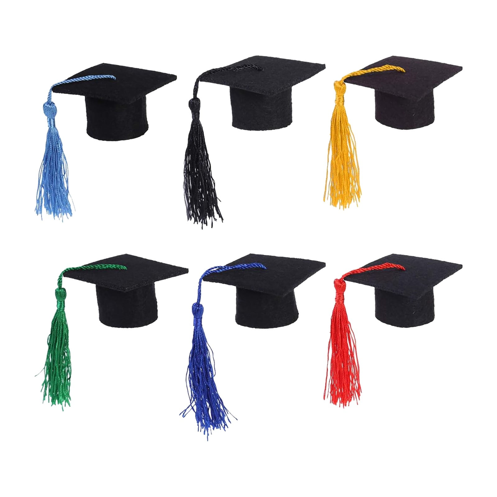 Cooking Utensil 6 Pieces Graduation Bottle Graduation Hat Toppers With ...