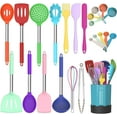 Cooking Utensil Set, Non- Kitchen Utensil 24 count Cooking Utensils Set ...