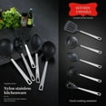 Cooking Utensil Set Premium 5 Piece Kitchen Utensil Set - Stainless ...