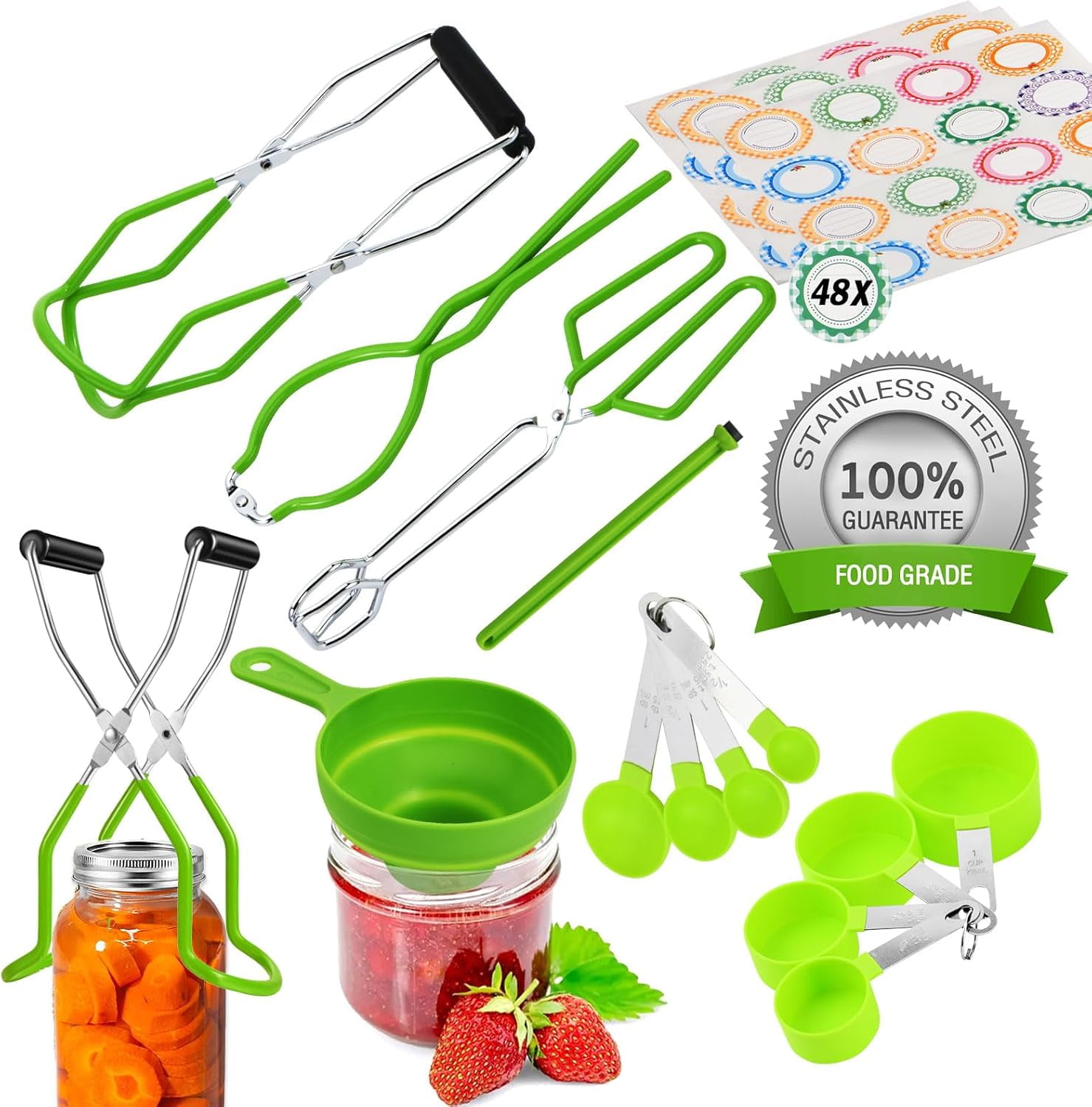 Cooking Utensils Canning Supplies Starter Kit - Beginner's Set with ...