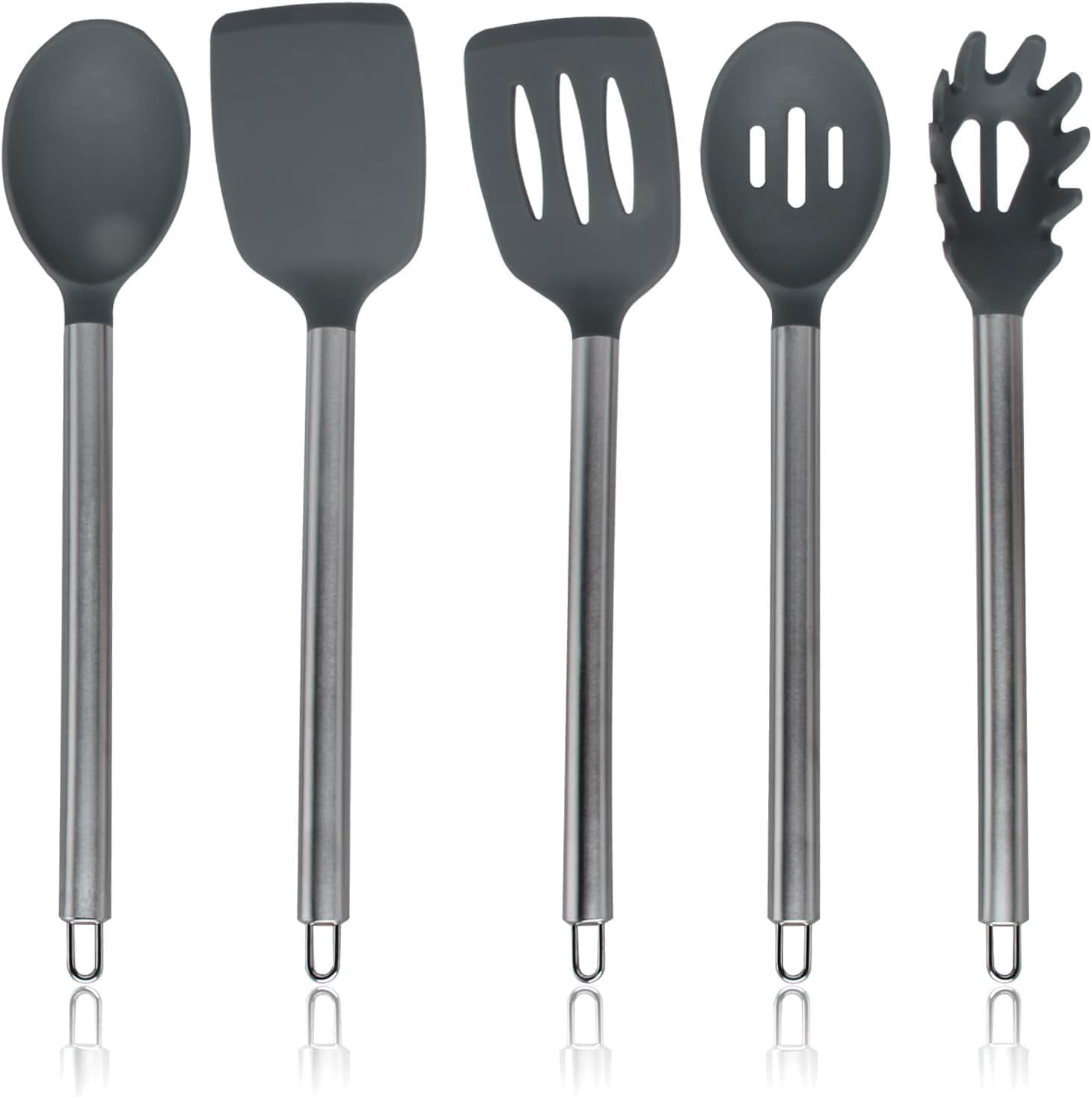 COOK WITH COLOR 5-Pc Cooking Utensils Set Kitchen Gadgets & Essentials ...