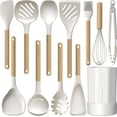 Cooking Utensils Set, 446?F Kitchen Utensils for Nonstick Cookware ...
