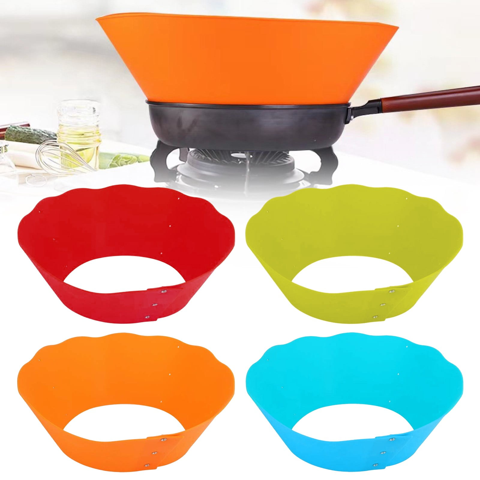Cooking Utensils Set Clearance! Silicone Splatter Guard Splatter Screen ...