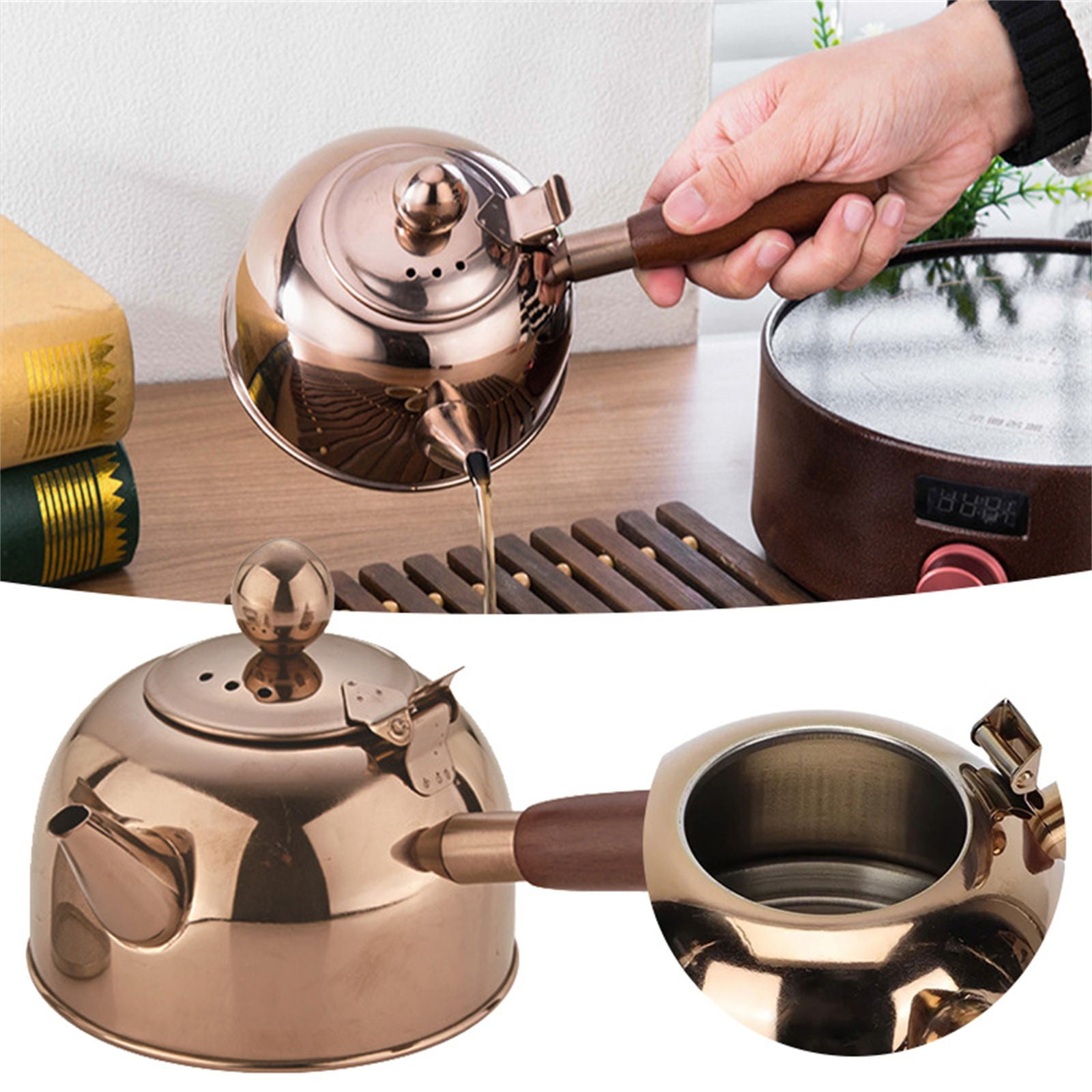 Cooking Utensils,Water Kettle Tea Hot Heater Boiler Boiling Pot Instant ...