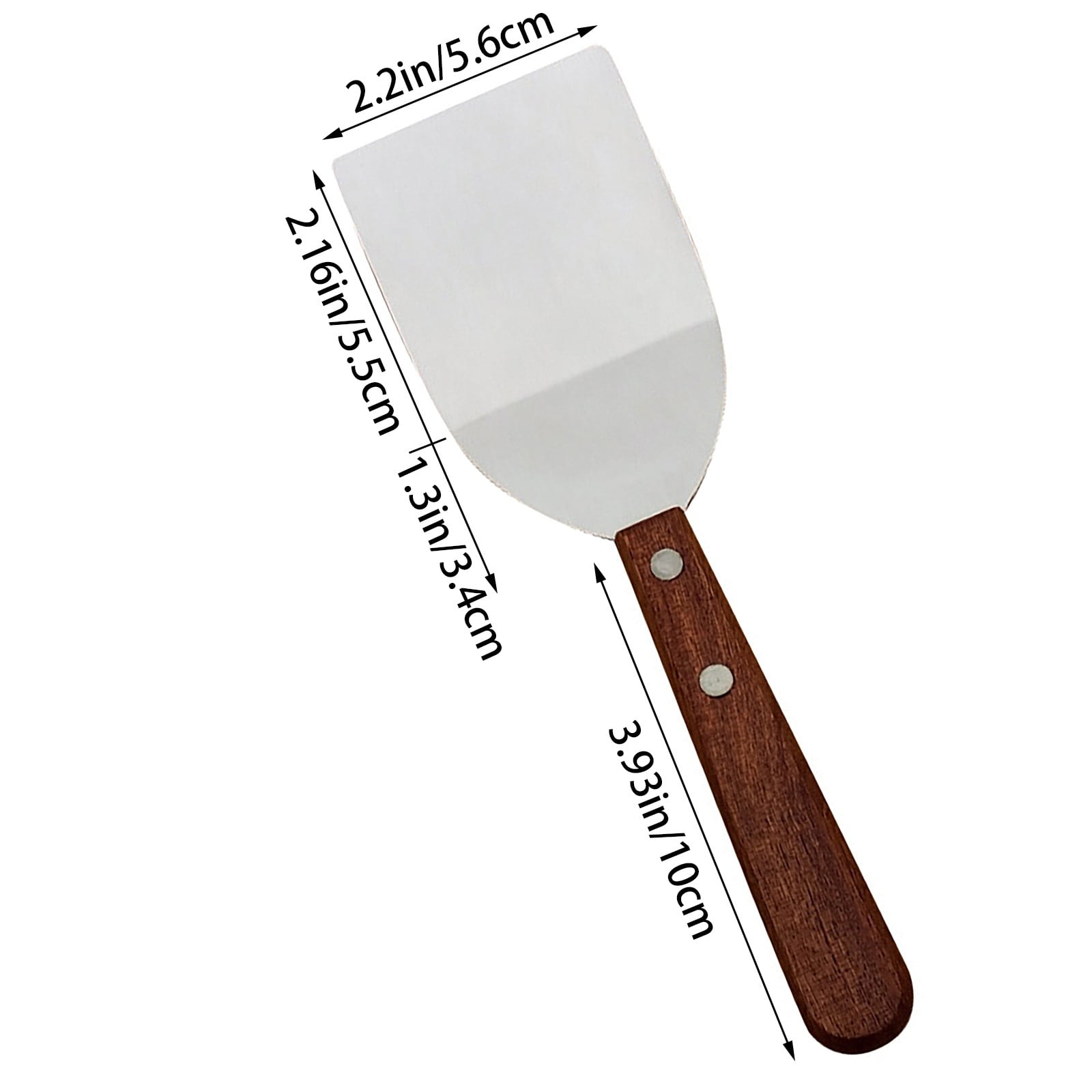 Cooking Utensils Wooden Handle Ironing Cookie Spatula Square Tip ...