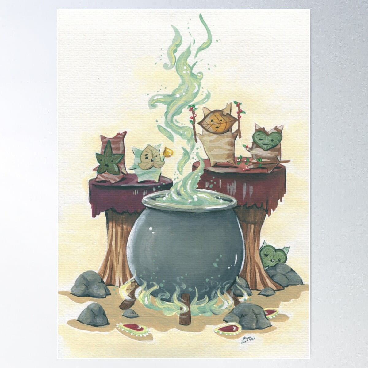 Cooking With Korok'S Traditional Art Version Poster Wall Art, Modern ...