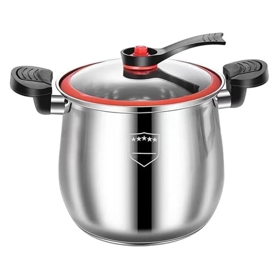 Cooking pot Stainless Steel Pressure Cooker 6QT, Save 70% Cooking Time ...