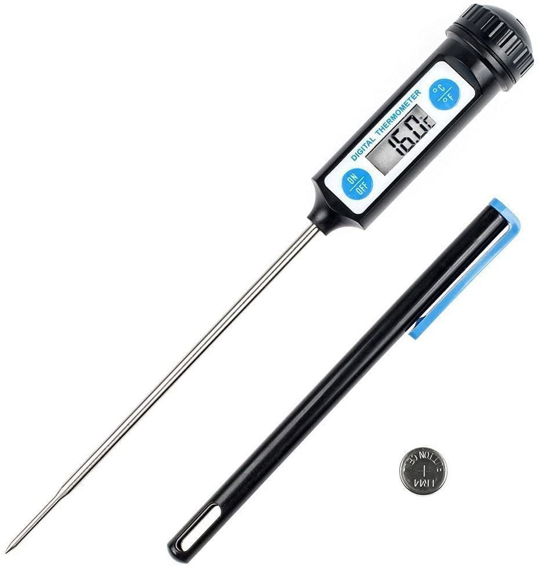 Cooking thermometer, kitchen thermometer digital thermometer with long ...