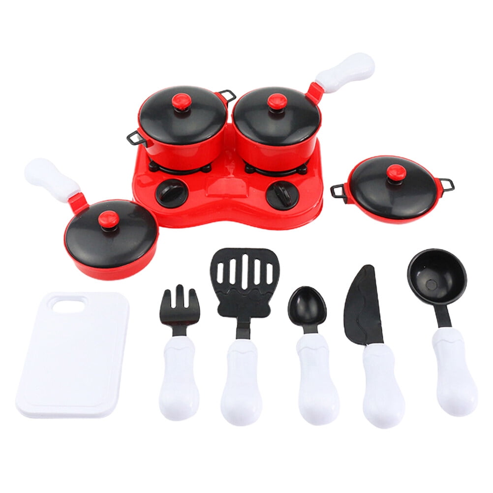Cooking toy 1 Set of Mini Kitchen Toy Kit Cartoon Cooking Playing House ...