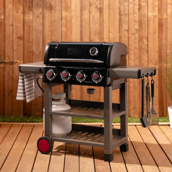 Cookout 12-Piece BBQ Grill Tool Kit, Heat Resistant Grilling Tools for ...