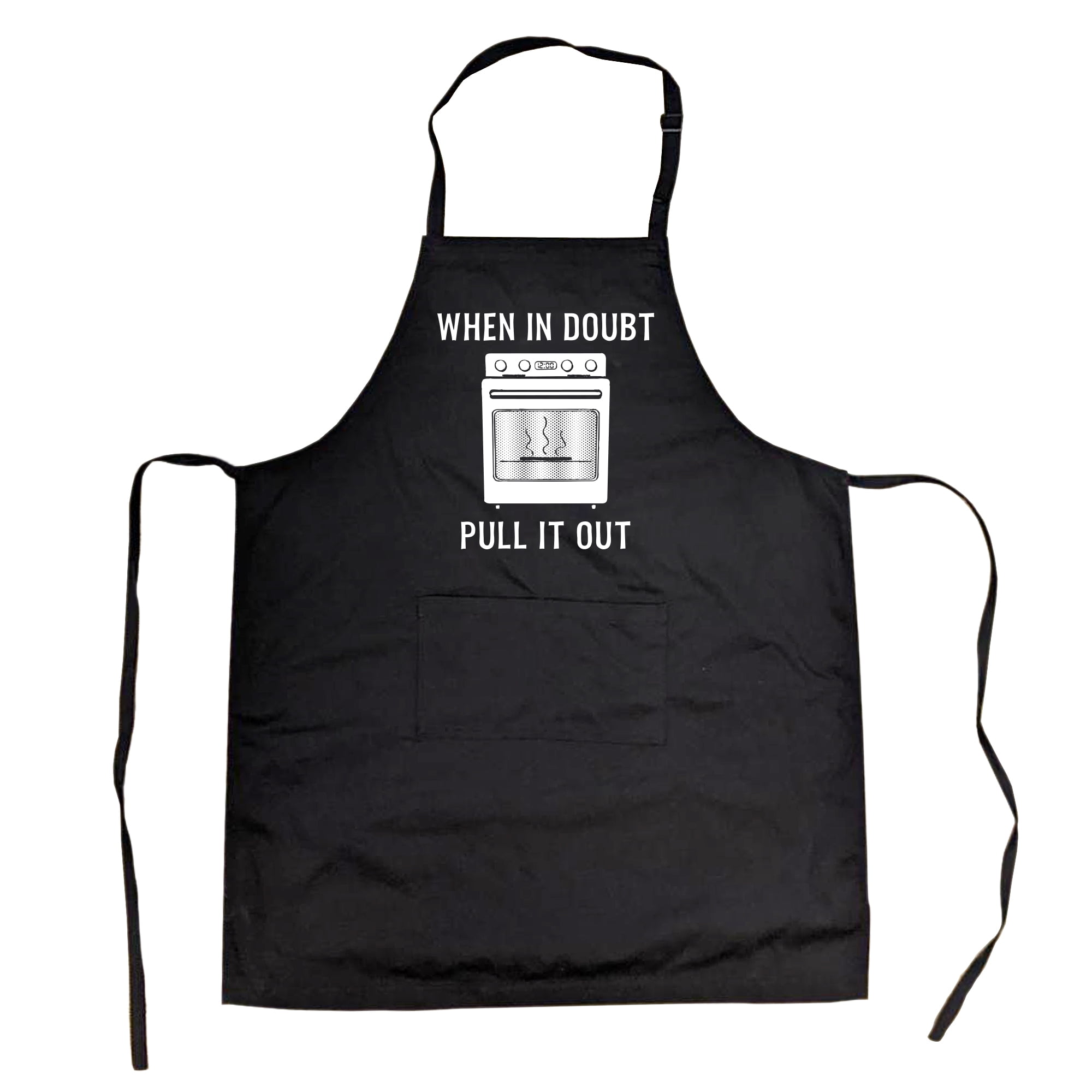 Cookout Apron When In Doubt Pull It Out Funny Baking BBQ Smock ...