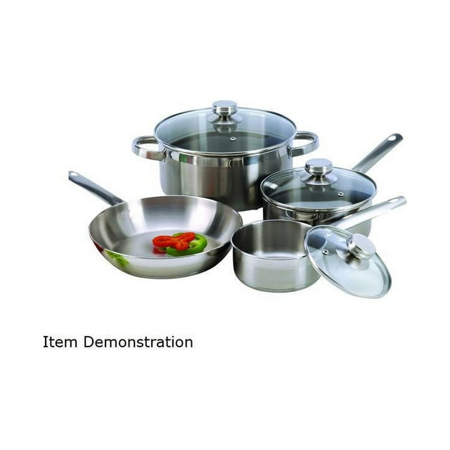 Cookpro PRO503 Cookware Set 7 Pieces Encapsulated Base Stainless steel ...