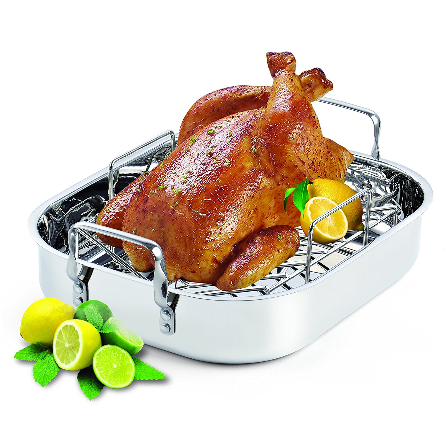 Calphalon Classic 16-Inch Roaster with Nonstick Rack - Walmart.com