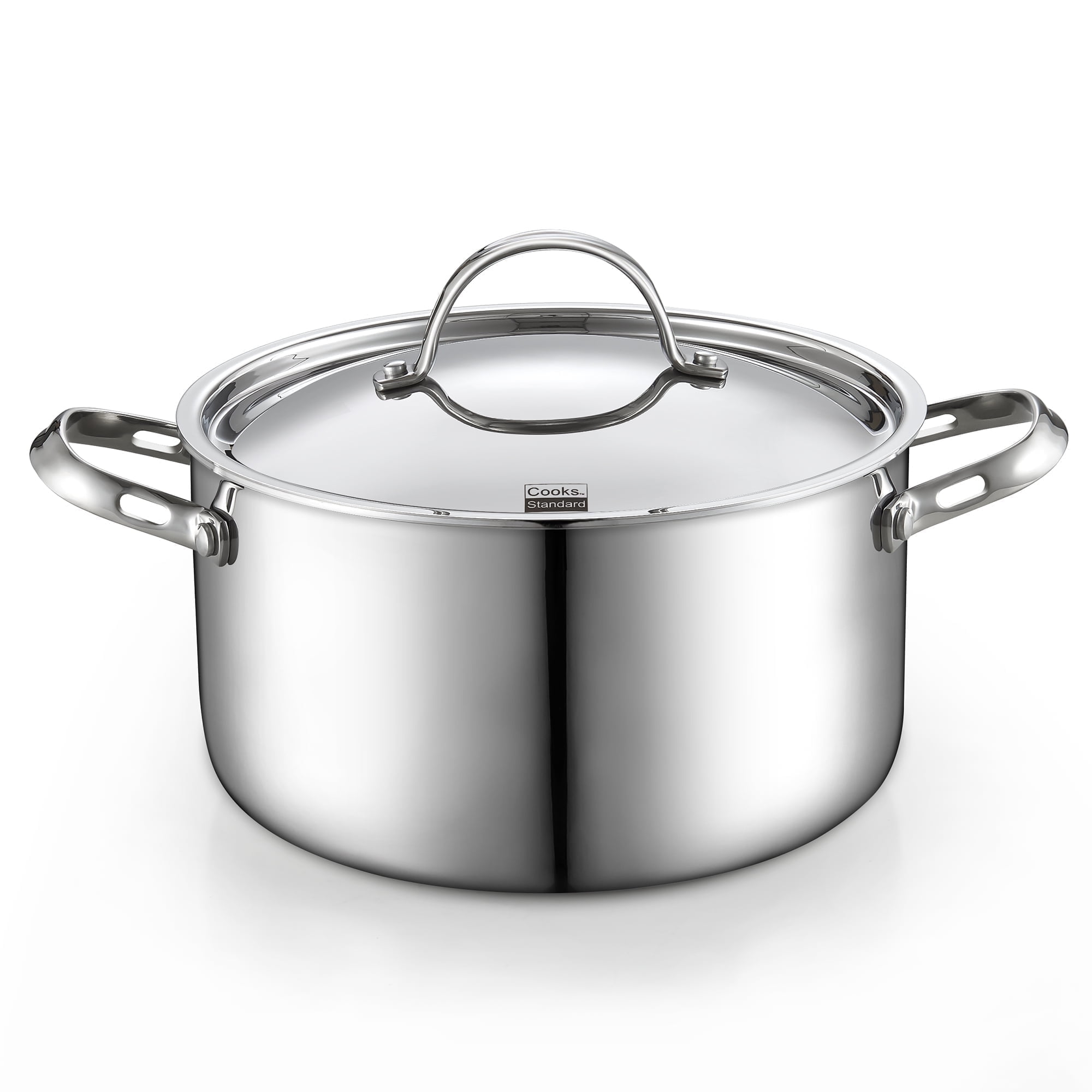 Cooks Standard Multi-Ply Clad Stainless Steel Stock Pot, 6-Quart Pasta ...