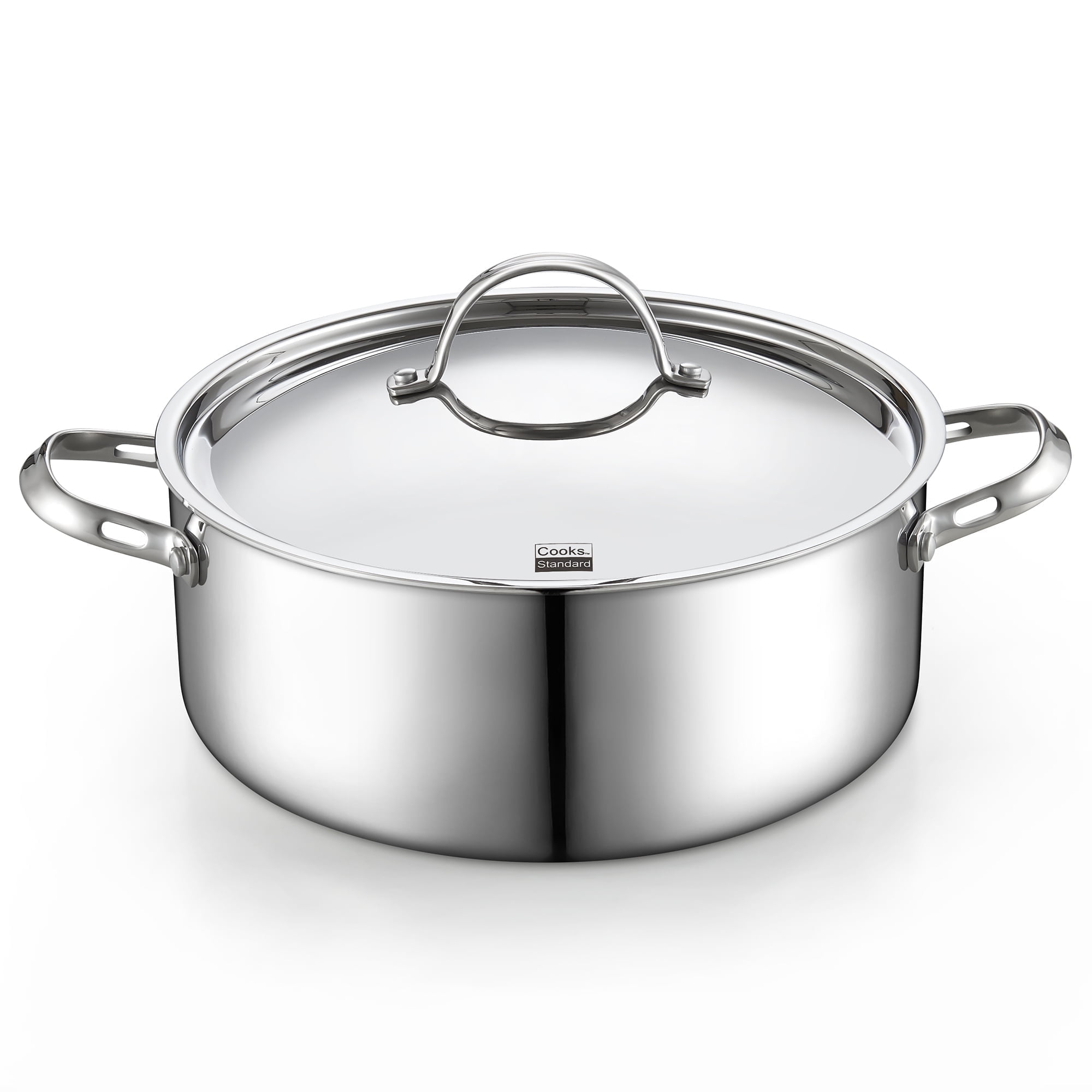 Cooks Standard Multi-Ply Clad Stainless Steel Stock Pot, 7-Quart Pasta ...