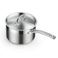 Cooks Standard 3-Quart Stainless Steel Saucepan with Lid, Oven Safe 500 ...