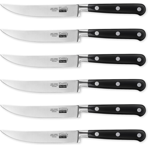 Cooks Standard Steak Knives Set 6-Piece, High Carbon Stainless Steel ...