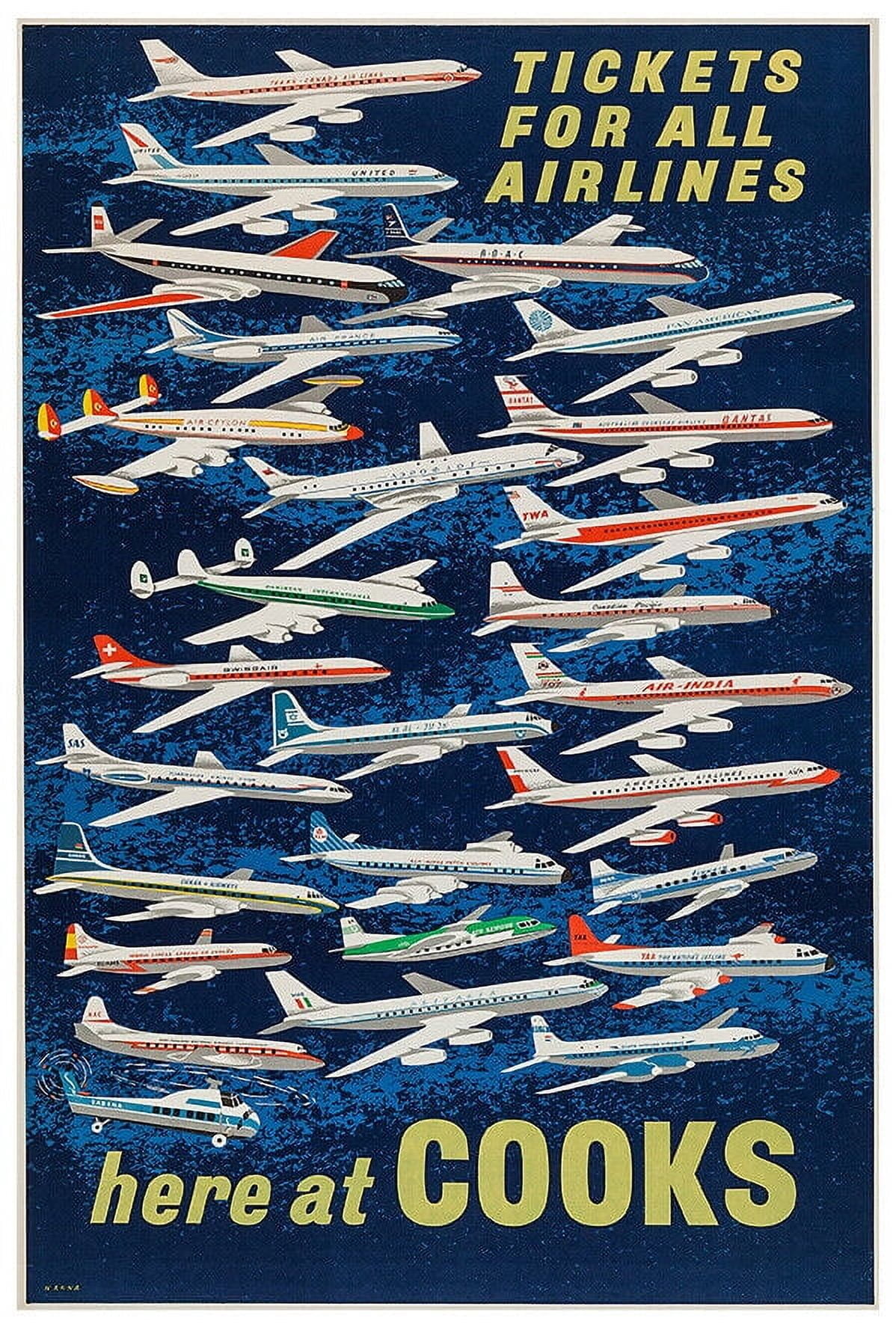 Cooks Travel Group - Airline Advertisement - Version #1 - Vintage ...