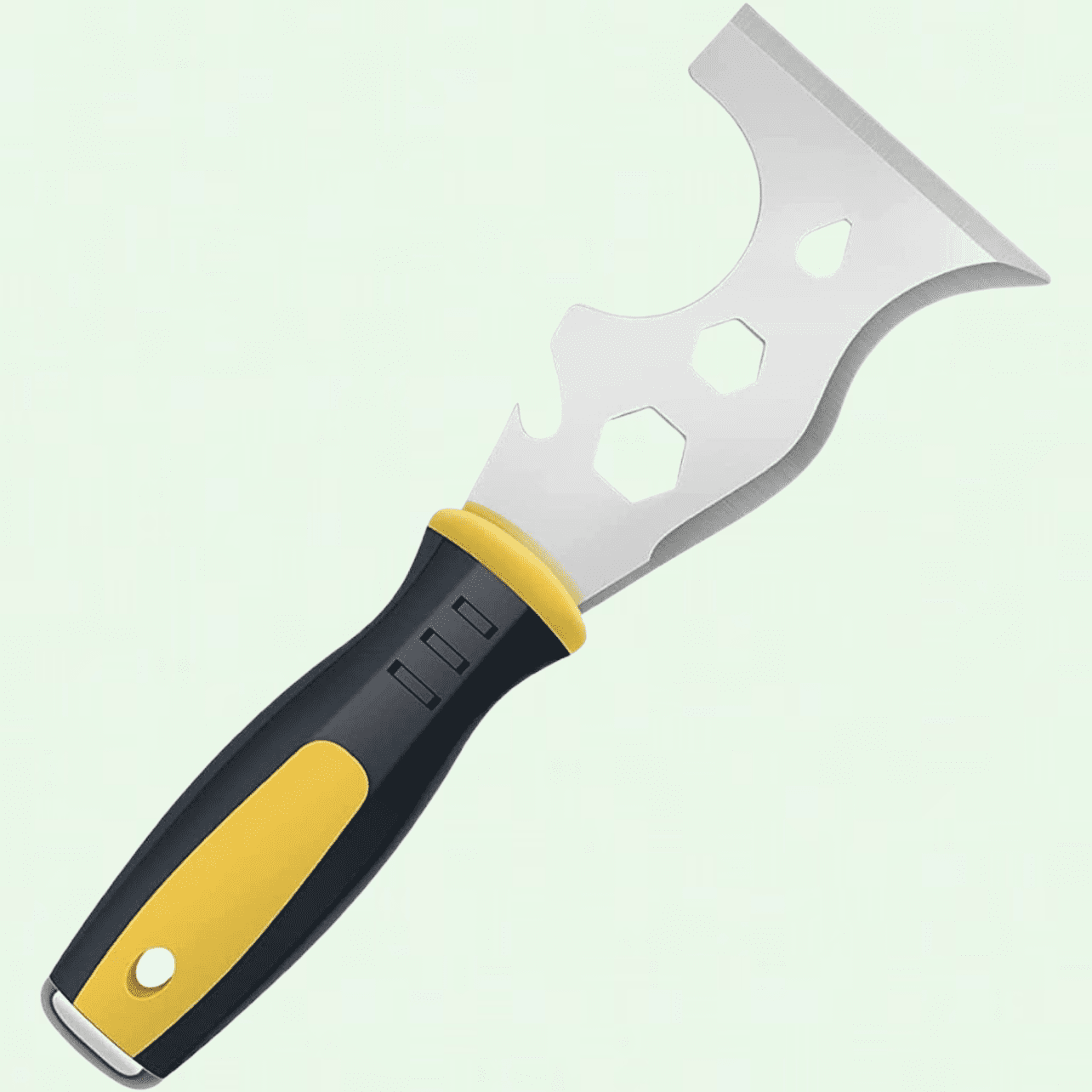 Cooktop Scraper with Razor Blades and Plastic Blades, Non-Slip Handle ...